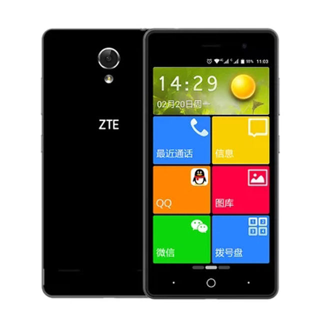 ZTE BA603 Mobile Phone 1GB RAM 16GB ROM 2400mAh 5MP Dual Sim Cheap 4G ...