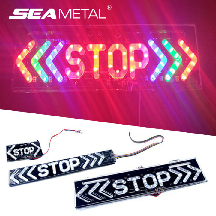 SEAMETAL 12V Motorcycle Warning Lamp Universal for Car Truck Autocycle ...