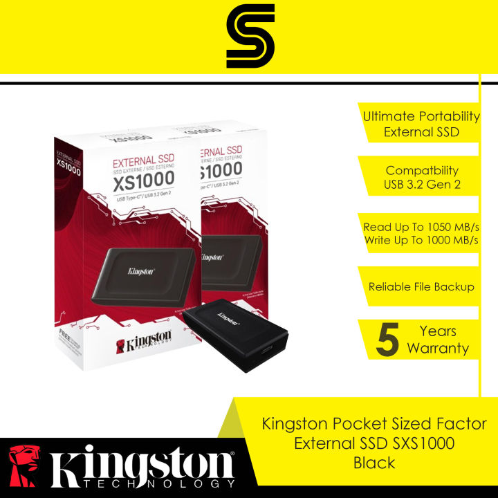 KINGSTON XS1000 Portable SSD (1TB, 2TB) | Lazada