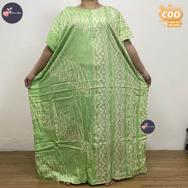 Daster Kalong Jumbo LD 150 PJ 130 Busui Resleting Motif Ame Soft ...