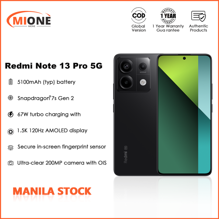 Xiaomi Redmi Note 13 Pro 5G Smartphone 8+256GB Global Version ...