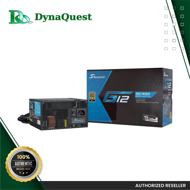 Seasonic G12 (GM-650, GM-750, GM-850) GOLD 80+ Semi-Modular Power Supply | Lazada PH