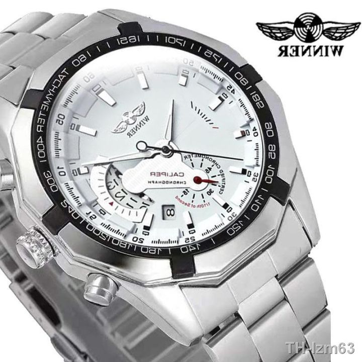 ⌚ Winner Calendar Men's Automatic Mechanical Watch Band T-WINNER ...