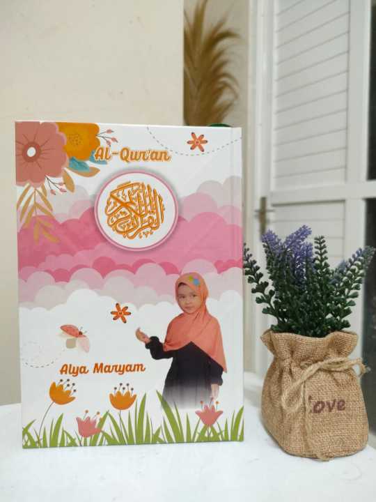 Alquran custom untuk anak design bagus free request nama dan quote ada ...