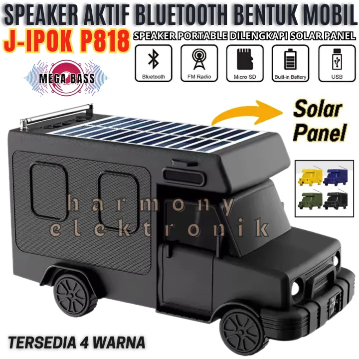 Speaker Unik Dan Klasik Bentuk Mobil J-Ipok P818 | Speaker Aktif Bluetooth Bentuk Mobil J-Ipok ...
