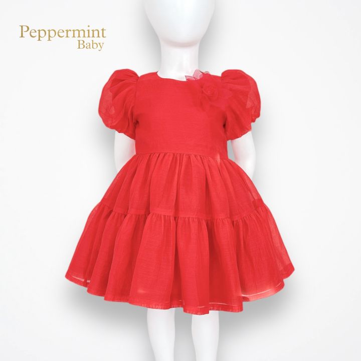 Peppermint Baby Jamelia Dress (Red) | Lazada PH