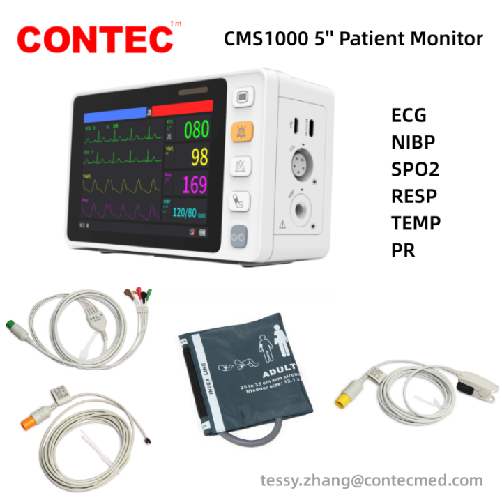 ContecMed CMS1000 Veterinary Human Using Handheld Patient Monitor ICU ...
