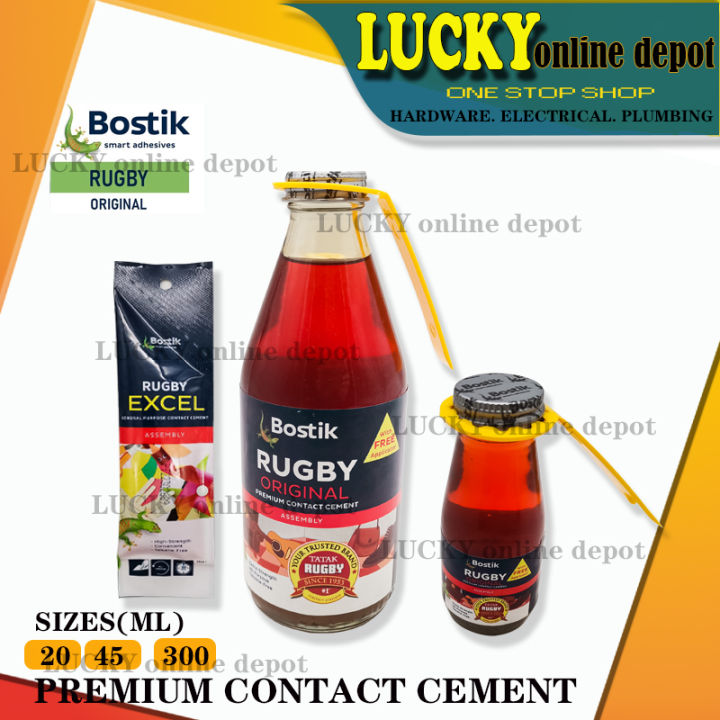 BOSTIK ORIGINAL RUGBY EXCEL / ALL PURPOSE CONTACT CEMENT | Lazada PH