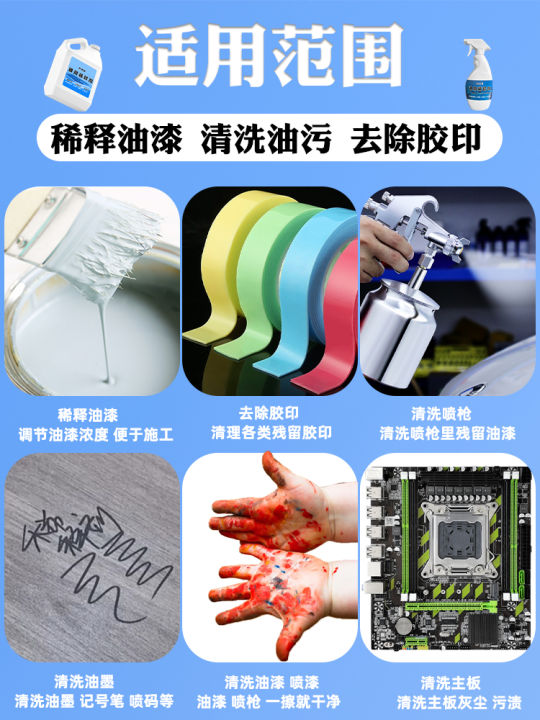 Paint thinner, ink, oil stain cleaner, degreasing agent, universal ...