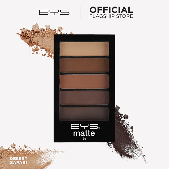 BYS Matte Eyeshadow 5PC in Desert Safari | Lazada PH