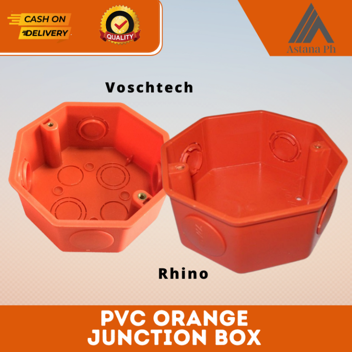 PVC ORANGE JUNCTION BOX | Lazada PH