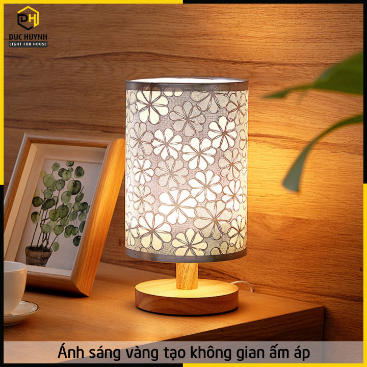 Đèn ngủ để bàn phòng ngủ đẹp để đọc sách đầu giường và trang trí phòng ...