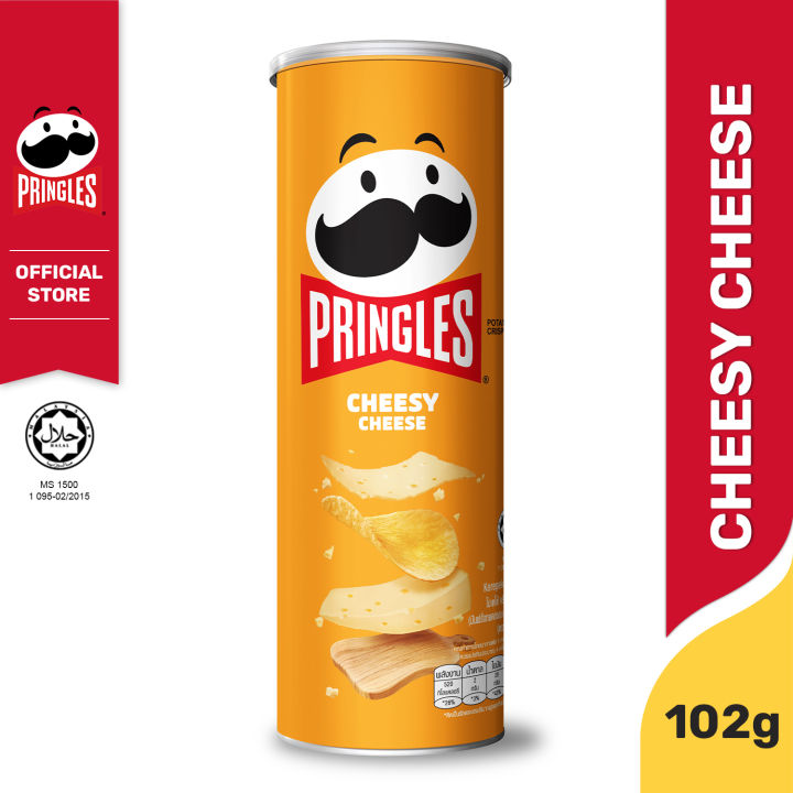 Pringles Potato Chips - Cheesy Cheese Snack 102g [Expiry Date: 15 June ...