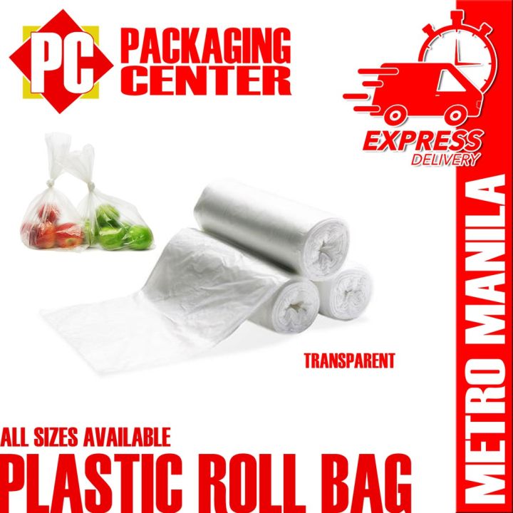 Roll bag transparent All Sizes by per roll (METRO MANILA SHIPPING CODE ...