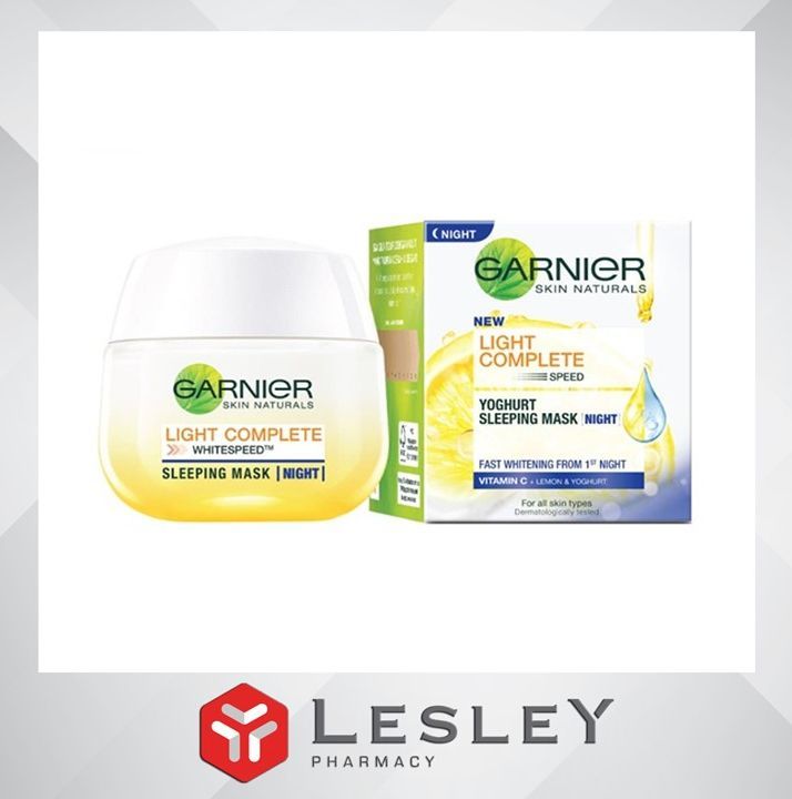 Garnier Bright Complete Yoghurt Sleeping Mask Night 50mL | Lazada