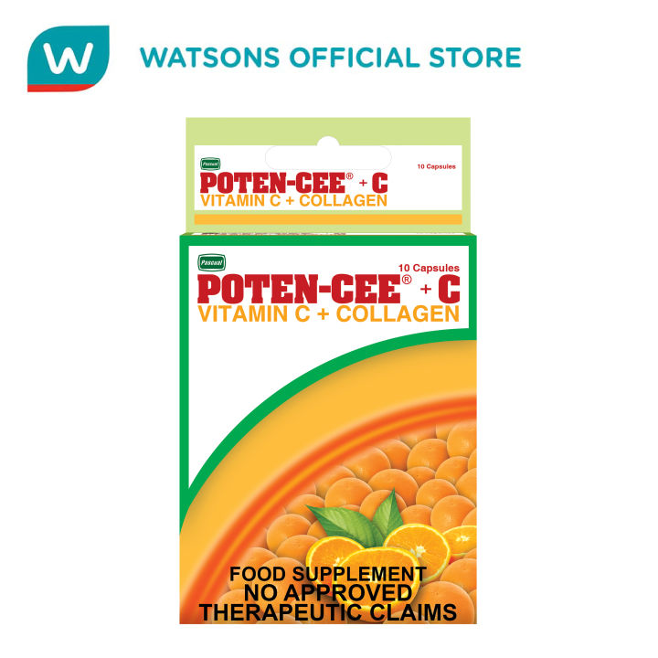 Potencee Plus C Collagen Capsule 10s | Lazada PH