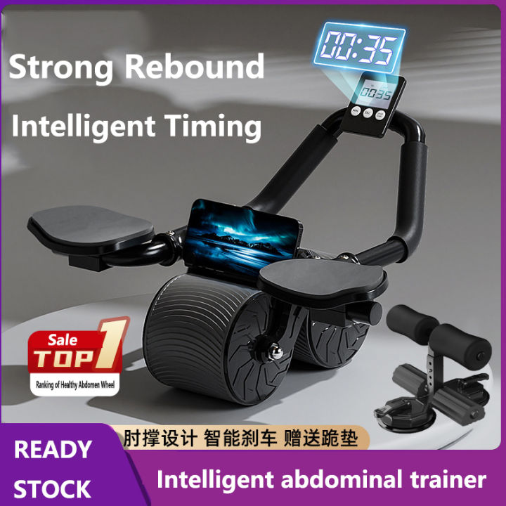 Abdominal Muscle Trainer Home Automatic Rebound Contraction Roll ...