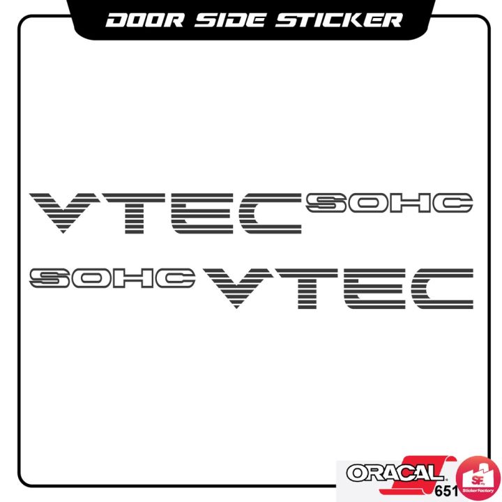 Sticker Honda EG EK VTEC SOHC CIVIC EK9 MUGEN SPORT / Sticker Cutting ...