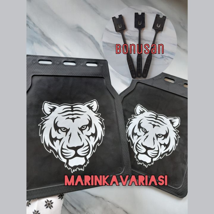 Mud Guard Rata Universal / Pelindung Lumpur Roda Mobil Model Harimau ...
