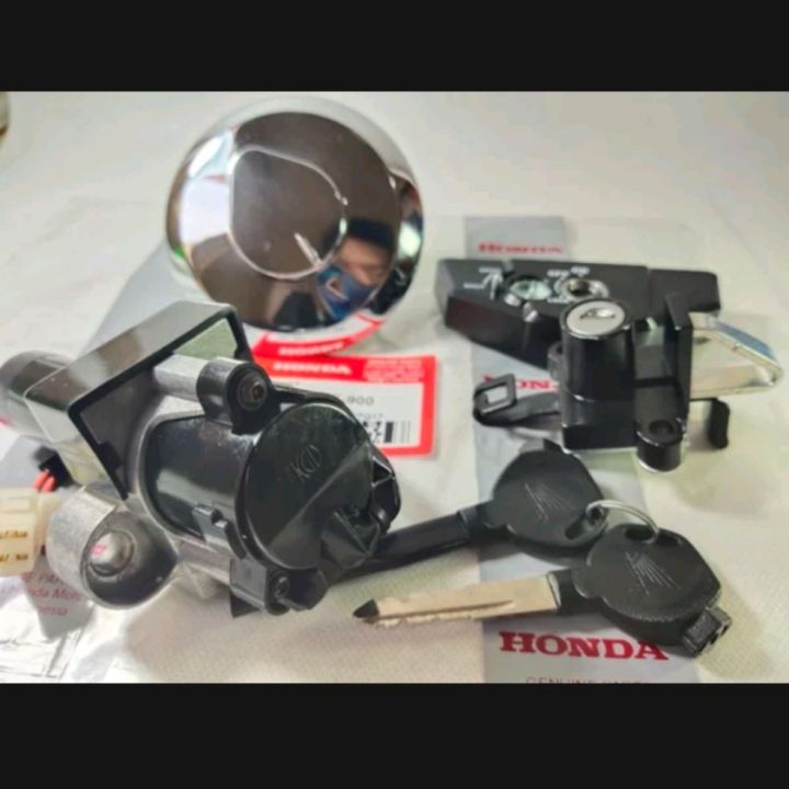 Kunci kontak dan tutup tangki - jok Honda Mega Pro New Monoshock ...