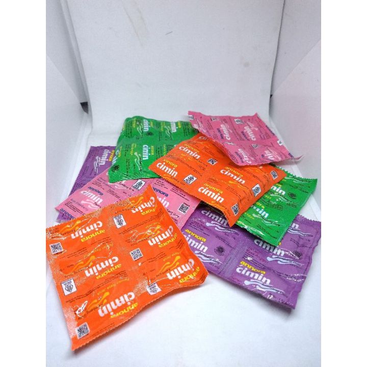 PERMEN KEMBANG GULA KERAS ANORA CIMIN RASA JERUK STROBERI ANGGUR DAN ...