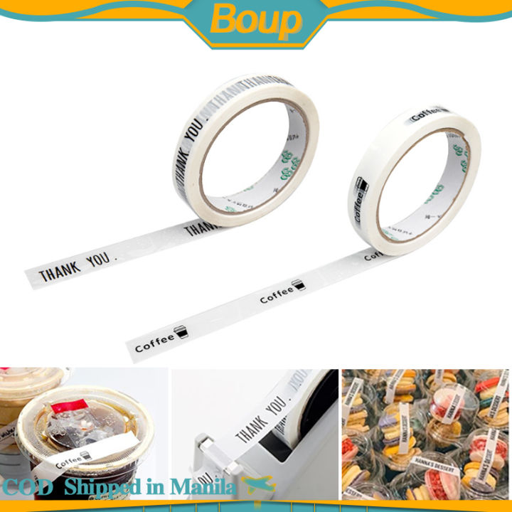 Food Grade Self Adhesive Sealing Tape Heat Resistant For Cake Bakery ...