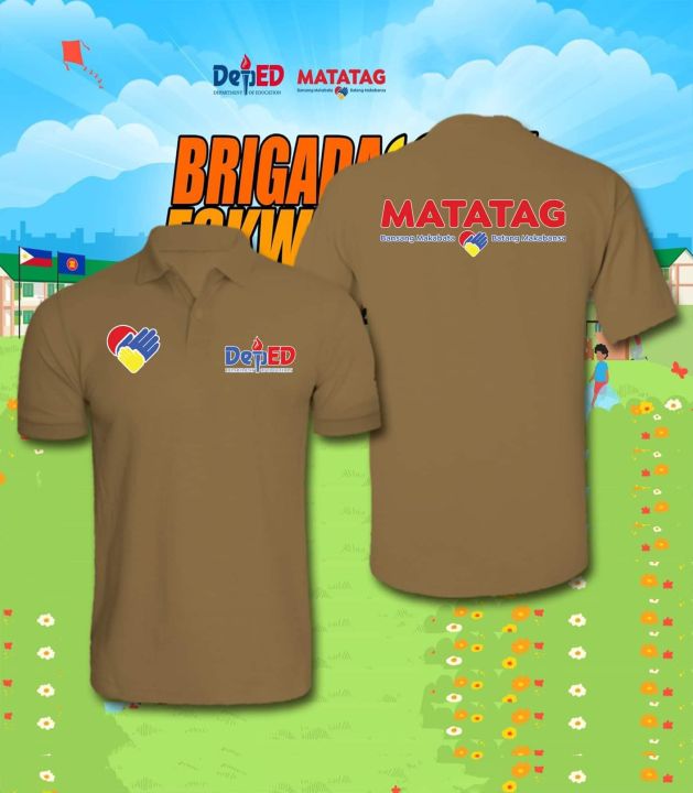 DepEd MATATAG New DESIGN POLO SHIRT I UNISEX | Lazada PH