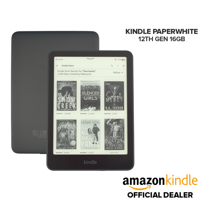 Amazon Kindle Paperwhite 12th Gen - 8GB / 16GB / 32GB Signature edition ...
