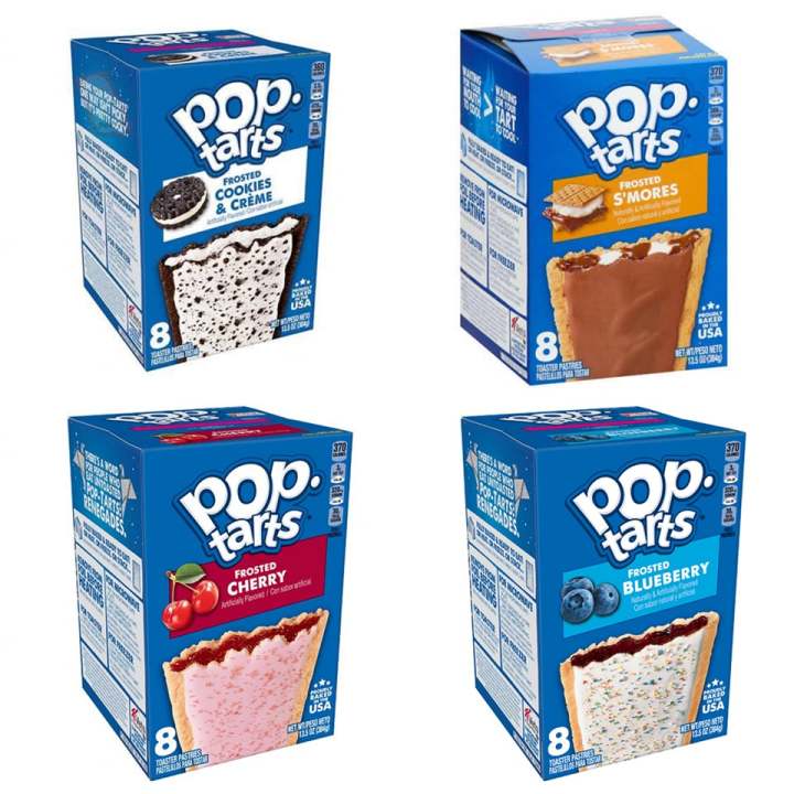 Kellogg's Pop Tarts Strawberry Cinnamon Blueberry Cherry Variety Pack box / pouch | Lazada PH