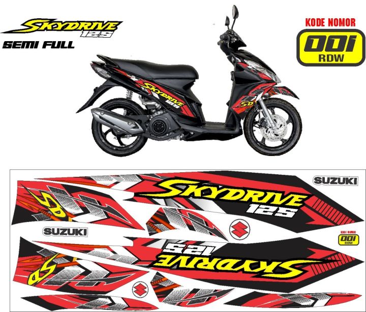 striping skydrive/decal skydrive/variasi skydrive | Lazada Indonesia