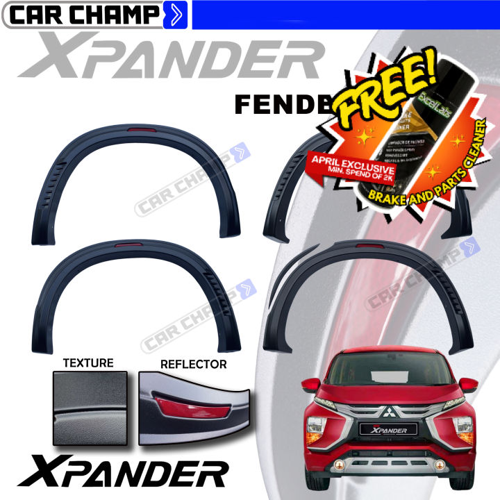 Mitsubishi Xpander 2018 to 2025 Fender Flare with Reflector 2019 2020 ...