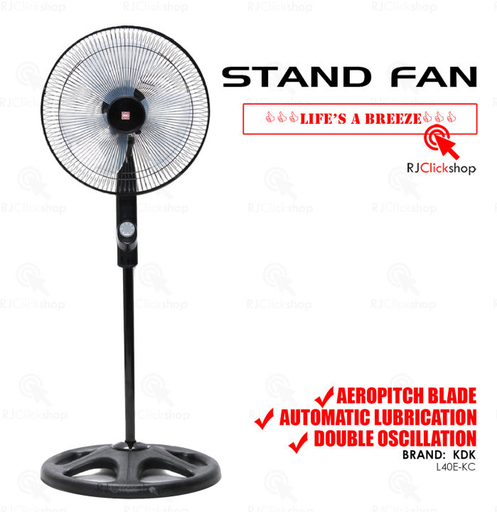 STAND FAN 16" JAPAN QUALITY KDK L40E-KC | Lazada PH