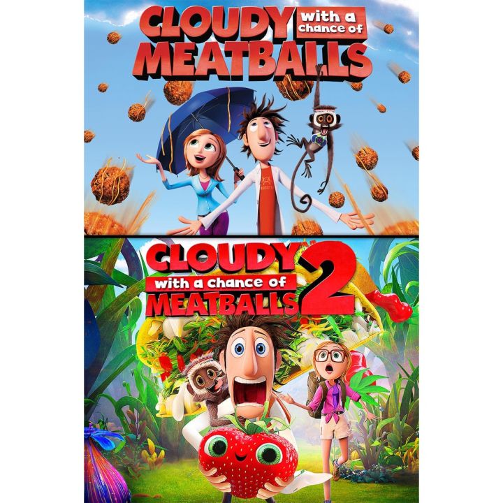 Cloudy With A Chance Of Meatballs มหัศจรรย์ลูกชิ้นตกทะลุมิติ ภาค 1-2 DVD Master พากย์ไทย ...