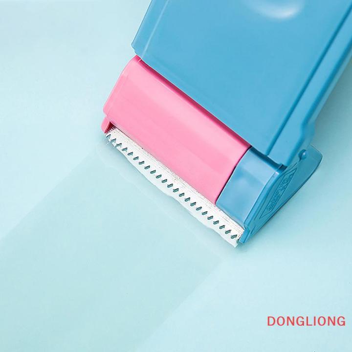 DONGLIONG Macaron Color Tape Dispenser Roller Tape Cutter Packer Device ...