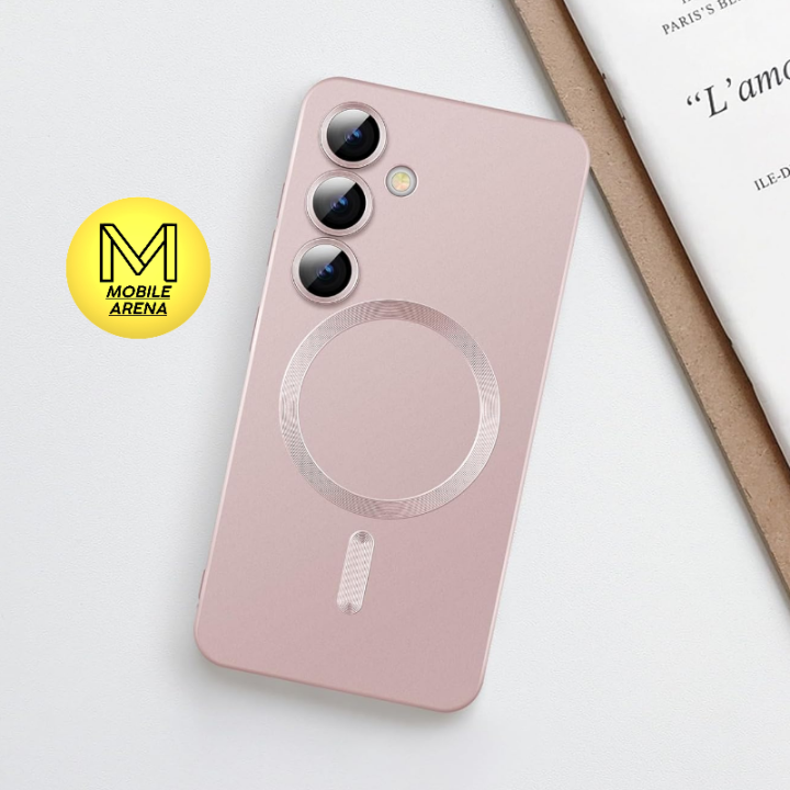 Samsung S24 FE Liquid Metallic Magsafe Slim Case (Rose Gold) | Lazada PH