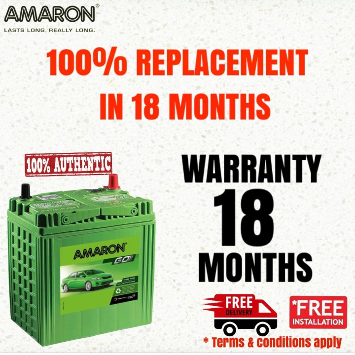 AMARON HILIFE PRO DIN55R | Car Battery | Bateri Kereta | For PROTON ...