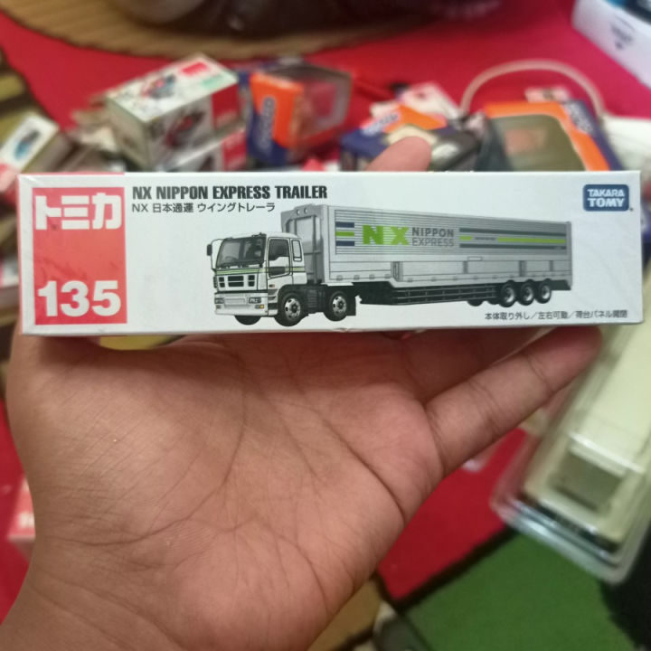 Tomica Long 135 NX Nippon Express Trailer Diecast Mobil truk kontainer murah | Lazada Indonesia