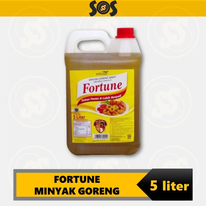 Fortune Minyak Goreng 5 Liter Minyak Goreng Premium Murah | Lazada ...