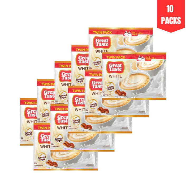 Great Taste Coffee Mix 50g Pack of 10 | Lazada PH