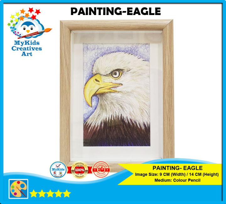 PAINTING EAGLE COLOR PENCIL MASTERPIECE | Lazada