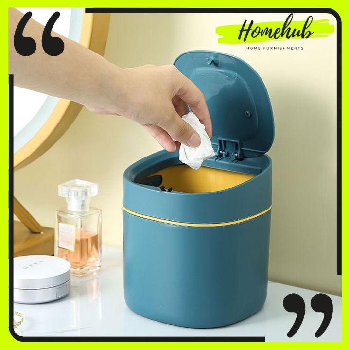 MINI DESK BIN DESKTOP TRASH CAN DESKTOP BIN CAR SMALL WASTE BIN BASKET ...