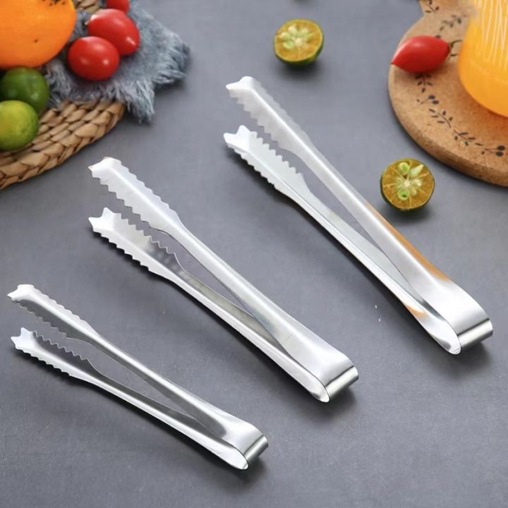1pcs Thick stainless steel ice tong,non-slip food tongs,ice bucket,ice ...