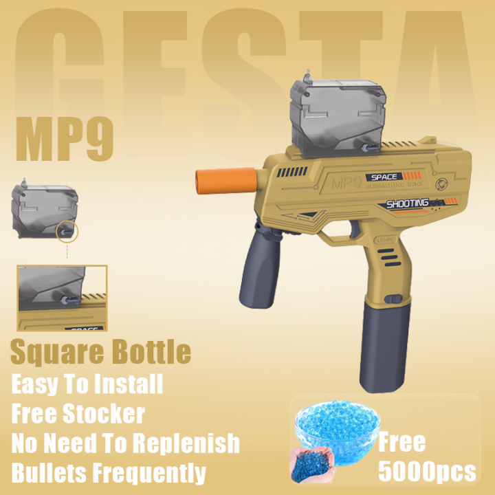MP9 Electric Submachine Gun Gel Blasters Toy for 8+Years Old Kids ...