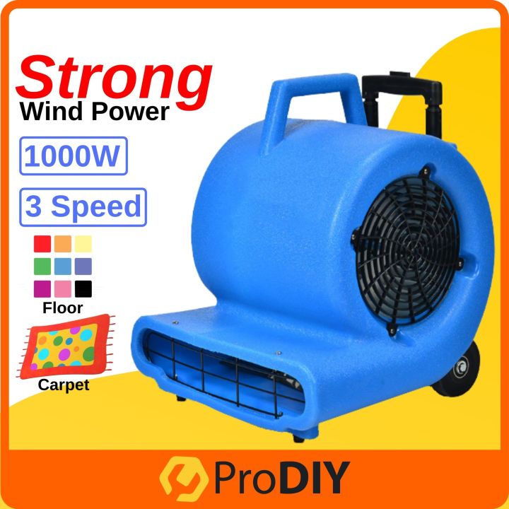 Industrial Carpet Air Blower 300W / 1000W Super Power Floor Blower ...