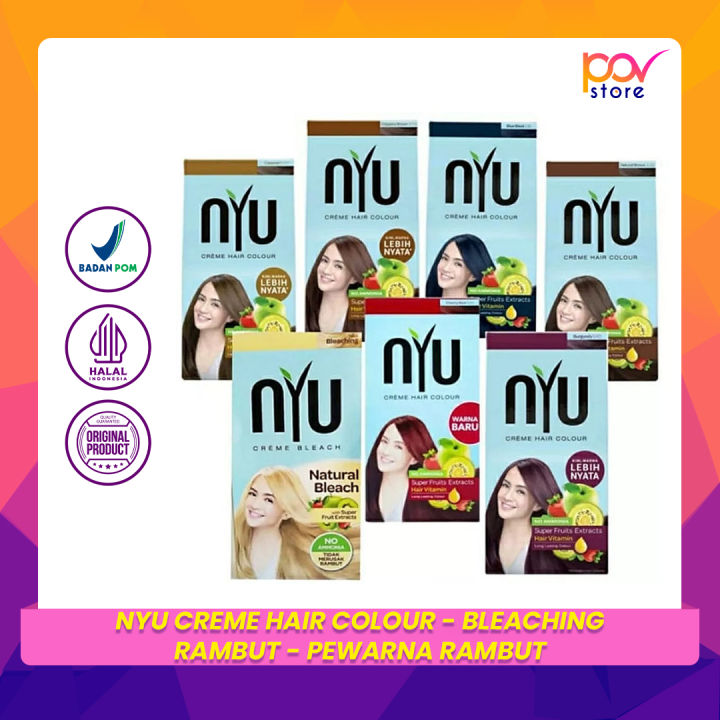 NYU Creme Hair Colour - Bleaching Rambut - Pewarna RambutPOV Store ...