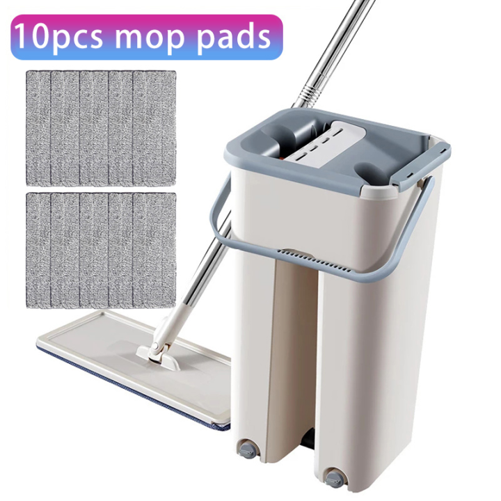 🔥 On Sale 1/2/5/10/20pcs Floor Mop Head Microfiber Cleaning Cloth Flat ...