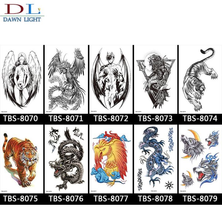 [Tattoo] Women & Men Waterproof Temporary Totem Tattoo Stickers TBS ...