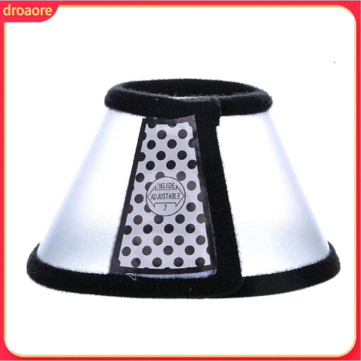 Pet Neck Cover Adjustable Safety Healing Plastic Dog Cats Anti Lick ...