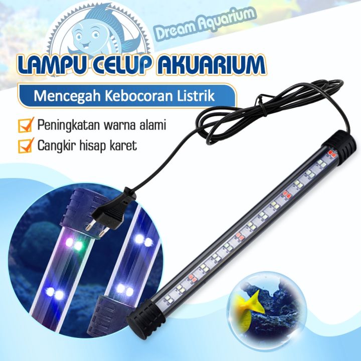 AQUARIUM LIGHTS LED CELUP AKUARIUM LAMPU LED AQUQSCAPE T4 LAMPU ...