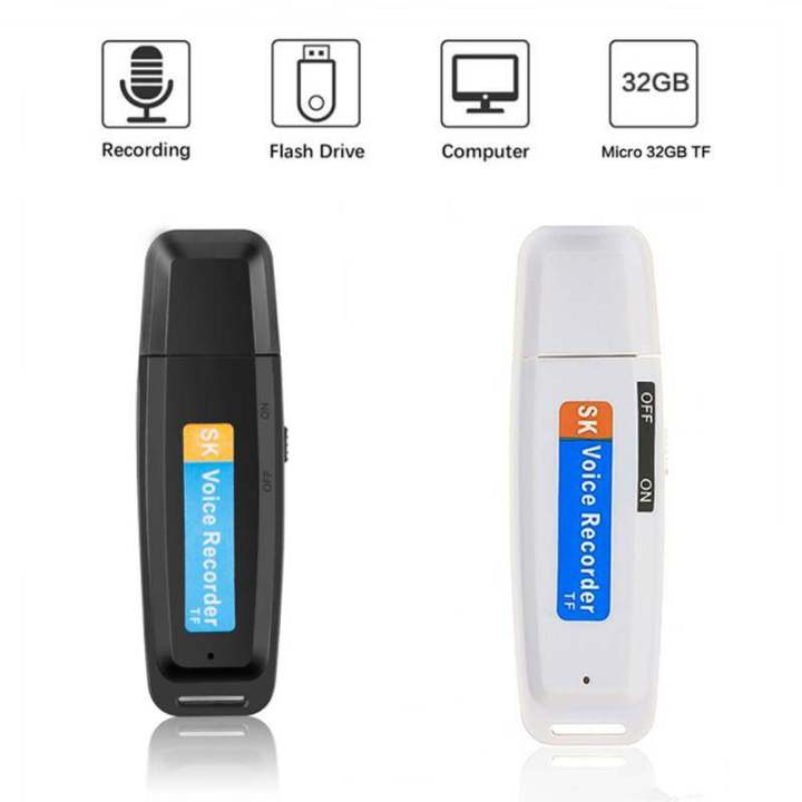เครื่องอัดเสียง SK001แบบพกพาปากกาบันทึกเสียง USB แบบชาร์จไฟได้ได้ ...